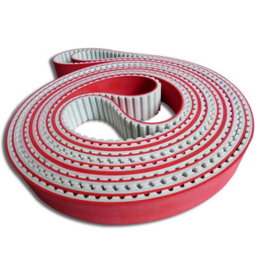 Red Rubber Coated PU Timing Belt - Buy PU Timing Belt, Timing Belt, PU ...